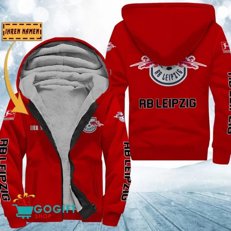 RB Leipzig Individueller Name Neuer Stil Fleece Hoodie