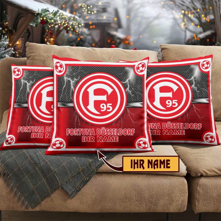 Fortuna Düsseldorf - Individueller Name im neuen Design - Kissen mit ...