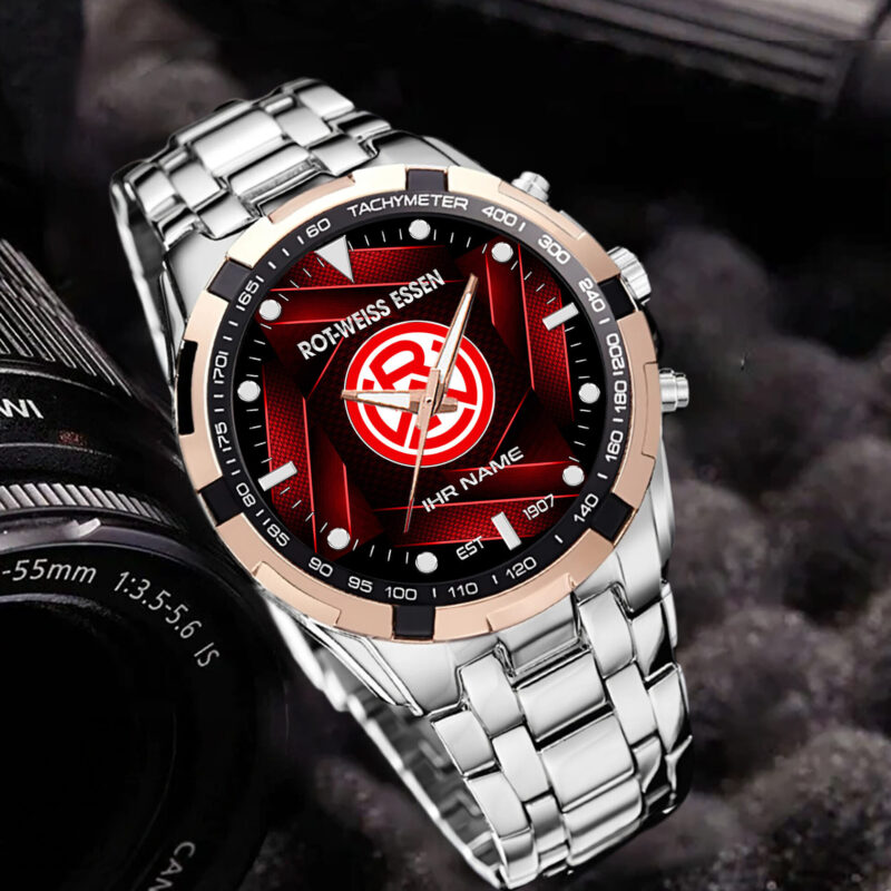 Rot-Weiss Essen - Aurora Uhr Neue Version mit Ihrem Namen